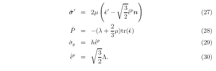 The equations for isotropic von Mises plasticity — Welcome to the LS ...